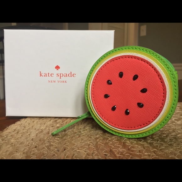 kate spade | Bags | Kate Spade Make A Splash Watermelon Coin Purse ...